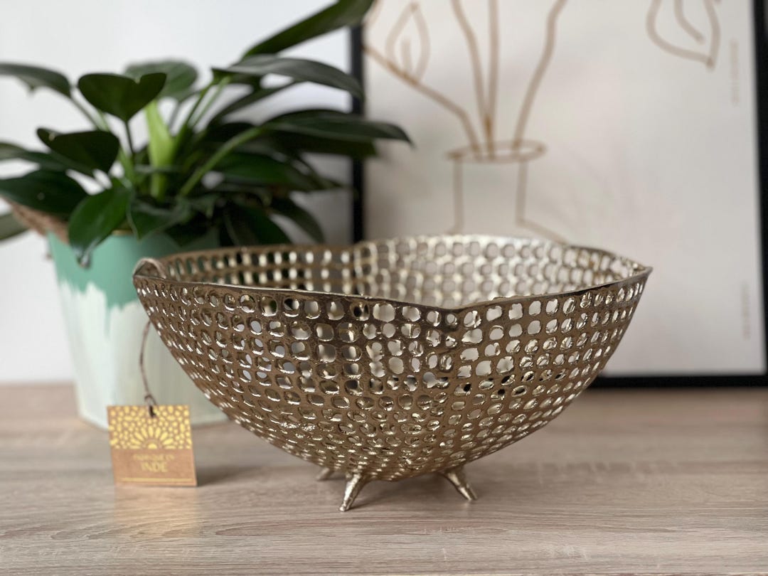 Metal Bowl - Bowl - Decorative Bowl - Table Decoration - Handmade in ...