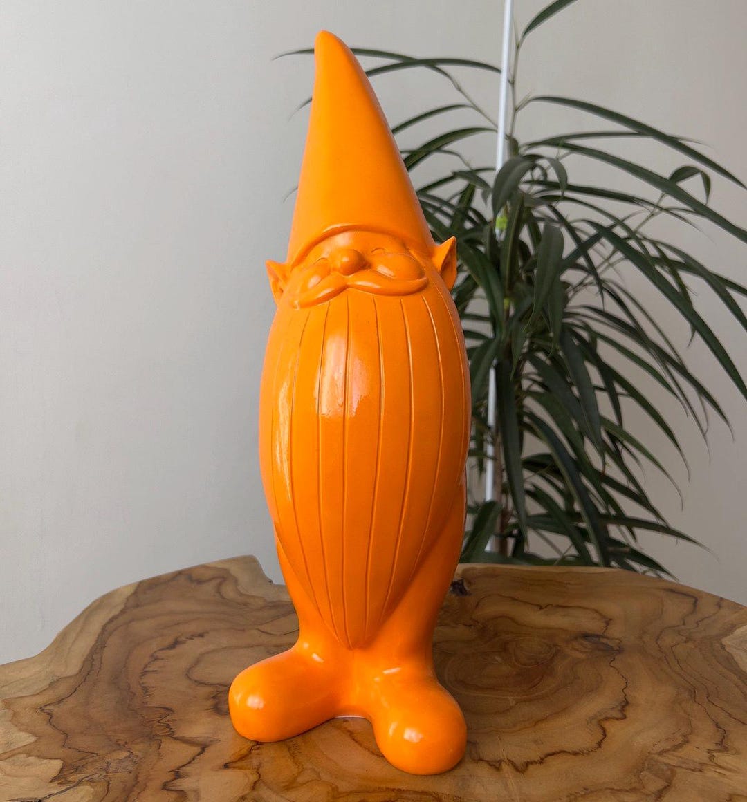 Dwarf Orange Gnome Garden Gnome Table Decoration Decoration Gift Idea ...