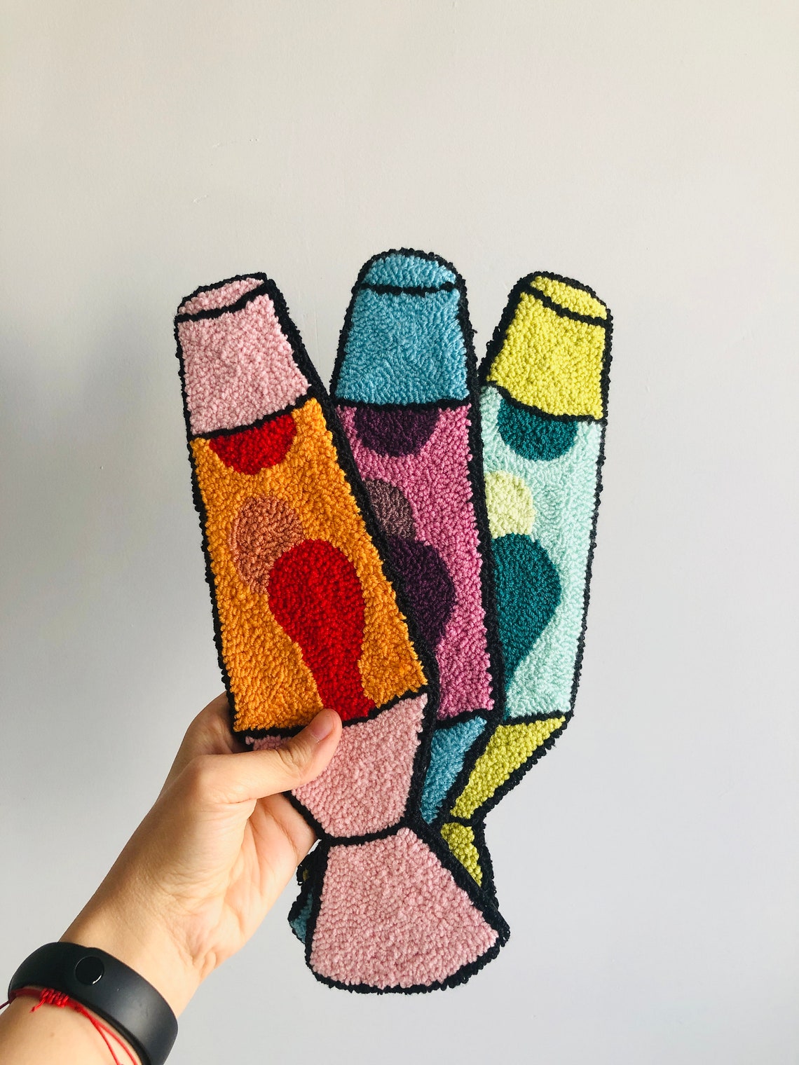 Sims-inspired Lava Lamp Punch Needle Wall Decor, Home Decor ...