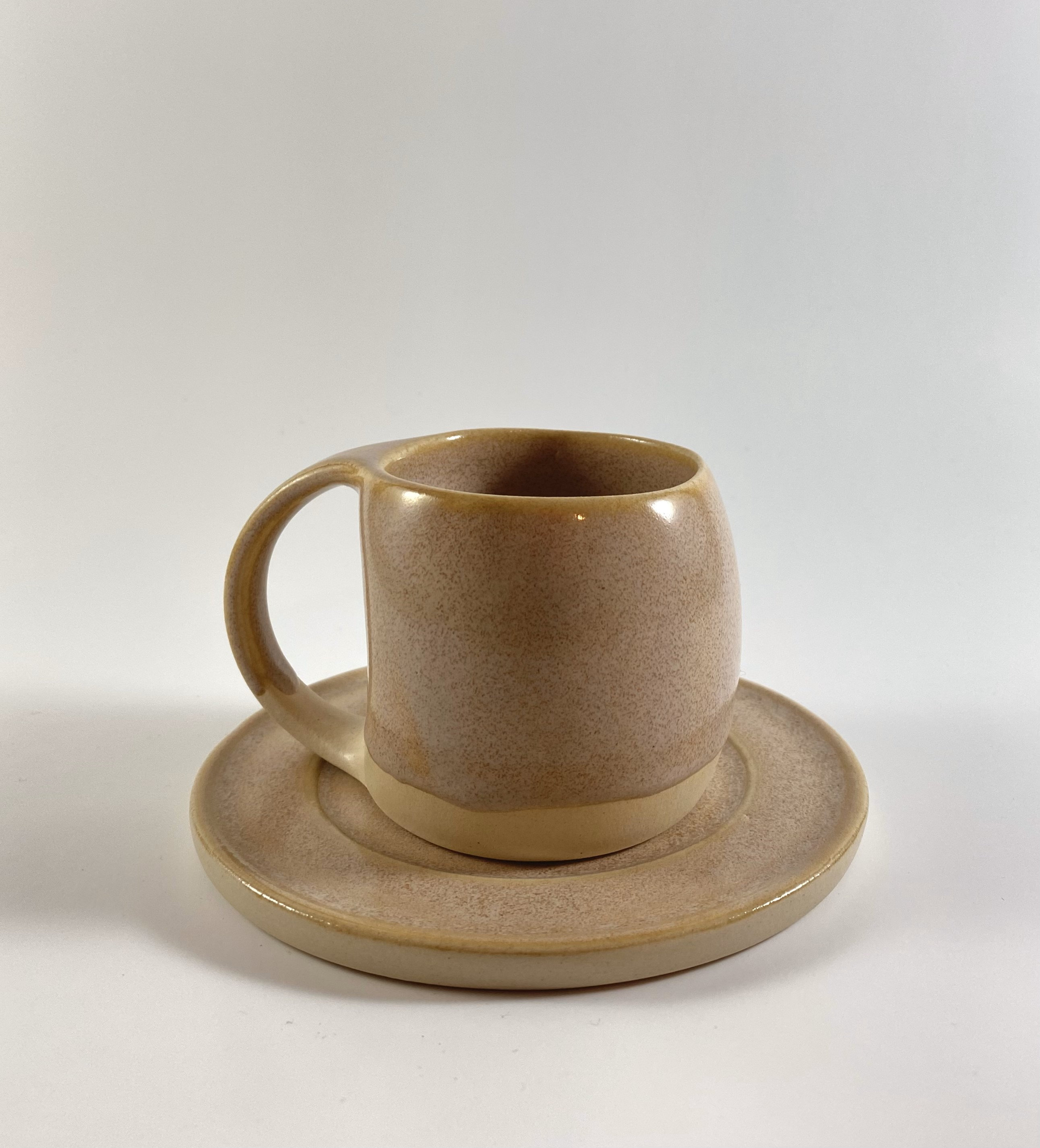 Verona Chino Stoneware Ceramic Cup, Cute Minimalist Double Espresso Cup ...