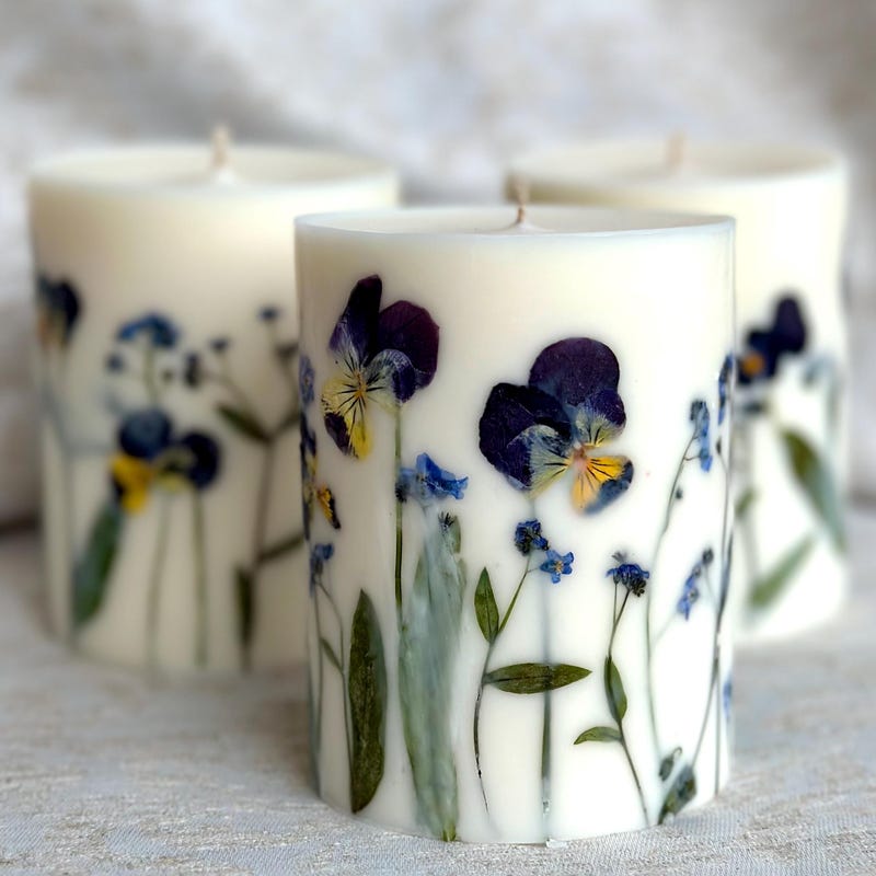 Flower Candle - Etsy