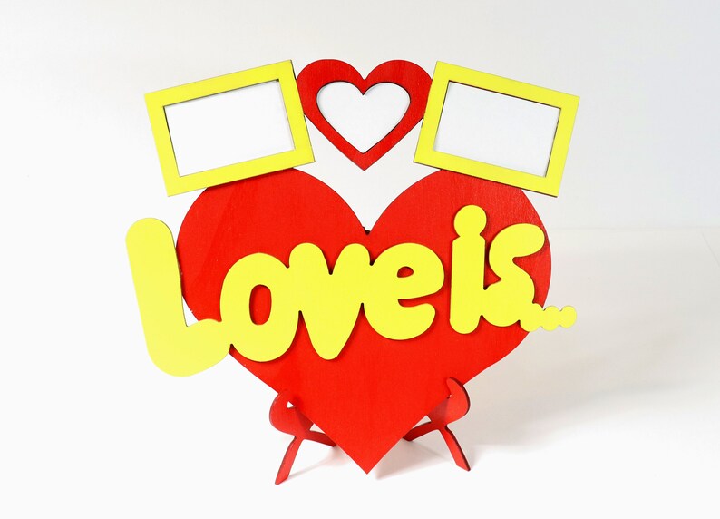 Wooden Photo Frame, Family Photo Frame, Family Heart Wood Frame - Etsy