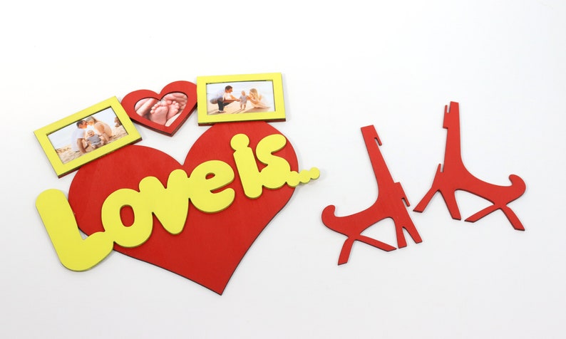 Wooden Photo Frame, Family Photo Frame, Family Heart Wood Frame - Etsy