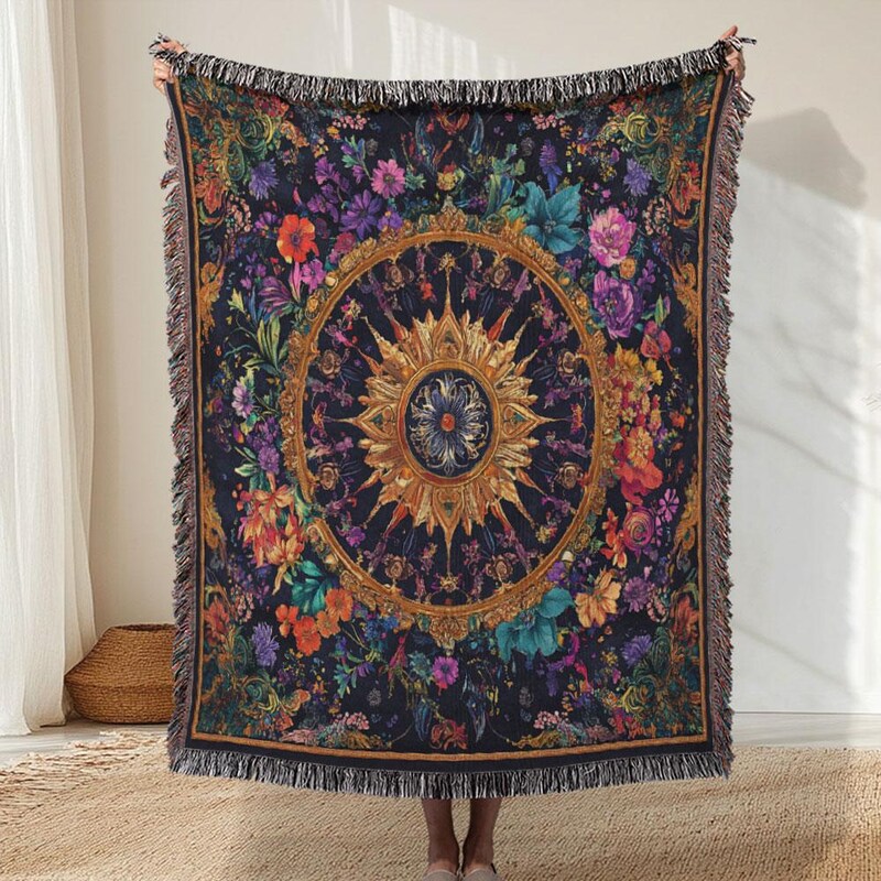 Mandala Tapestry - Etsy