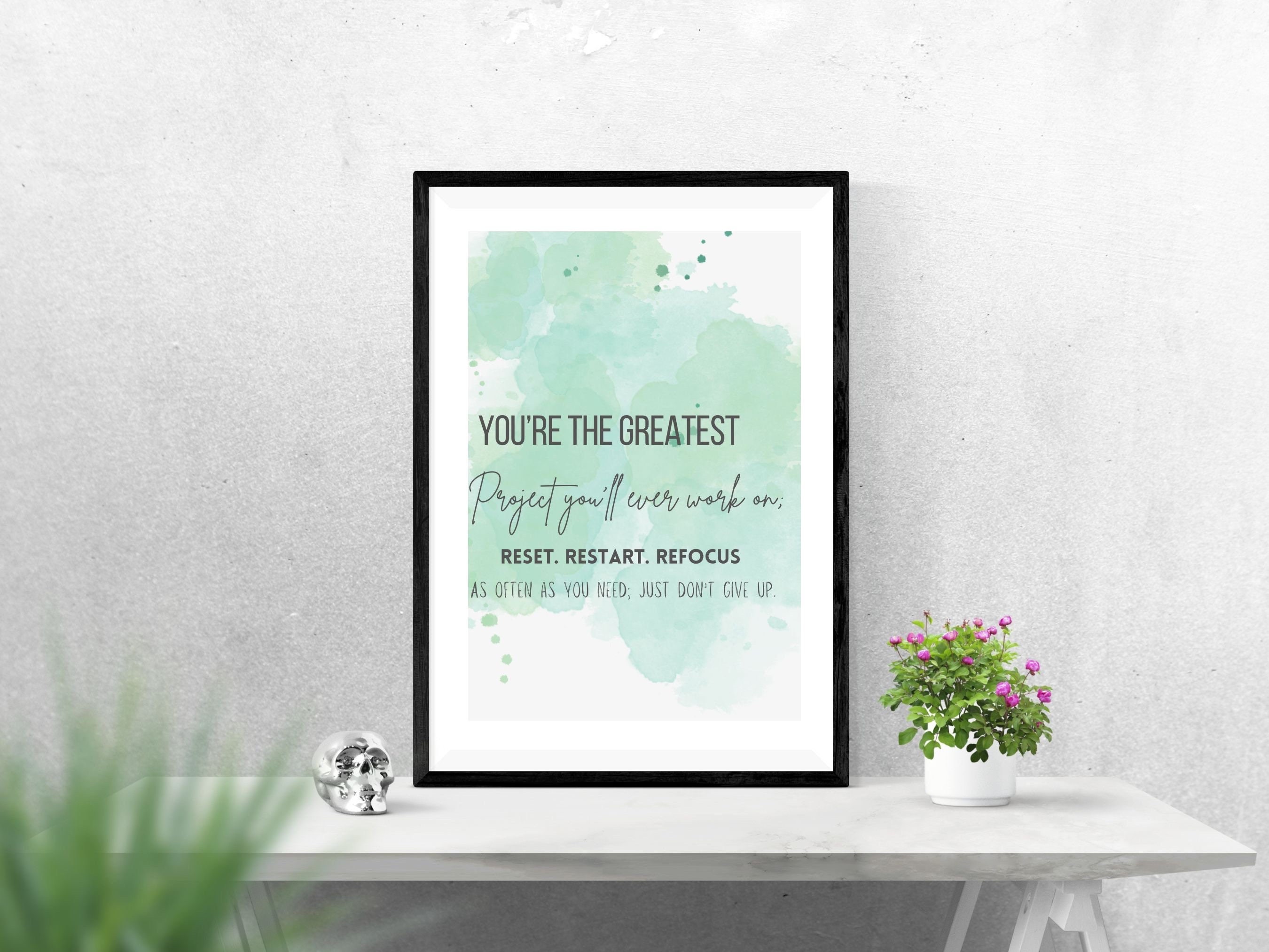 Inspirational Printable Wall Art - Etsy