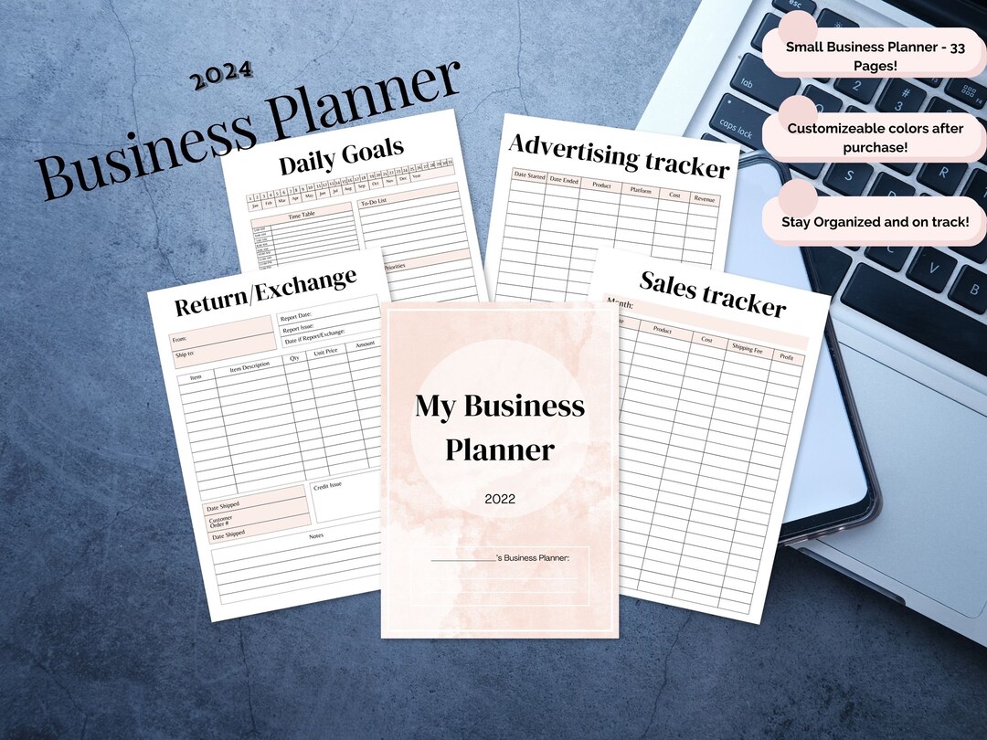 Printable Entrepreneur Planner | Small Business Digital Tracker | PDF ...
