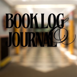 Printable Book Tracker and Reading Journal | Book Log and Reading List ...