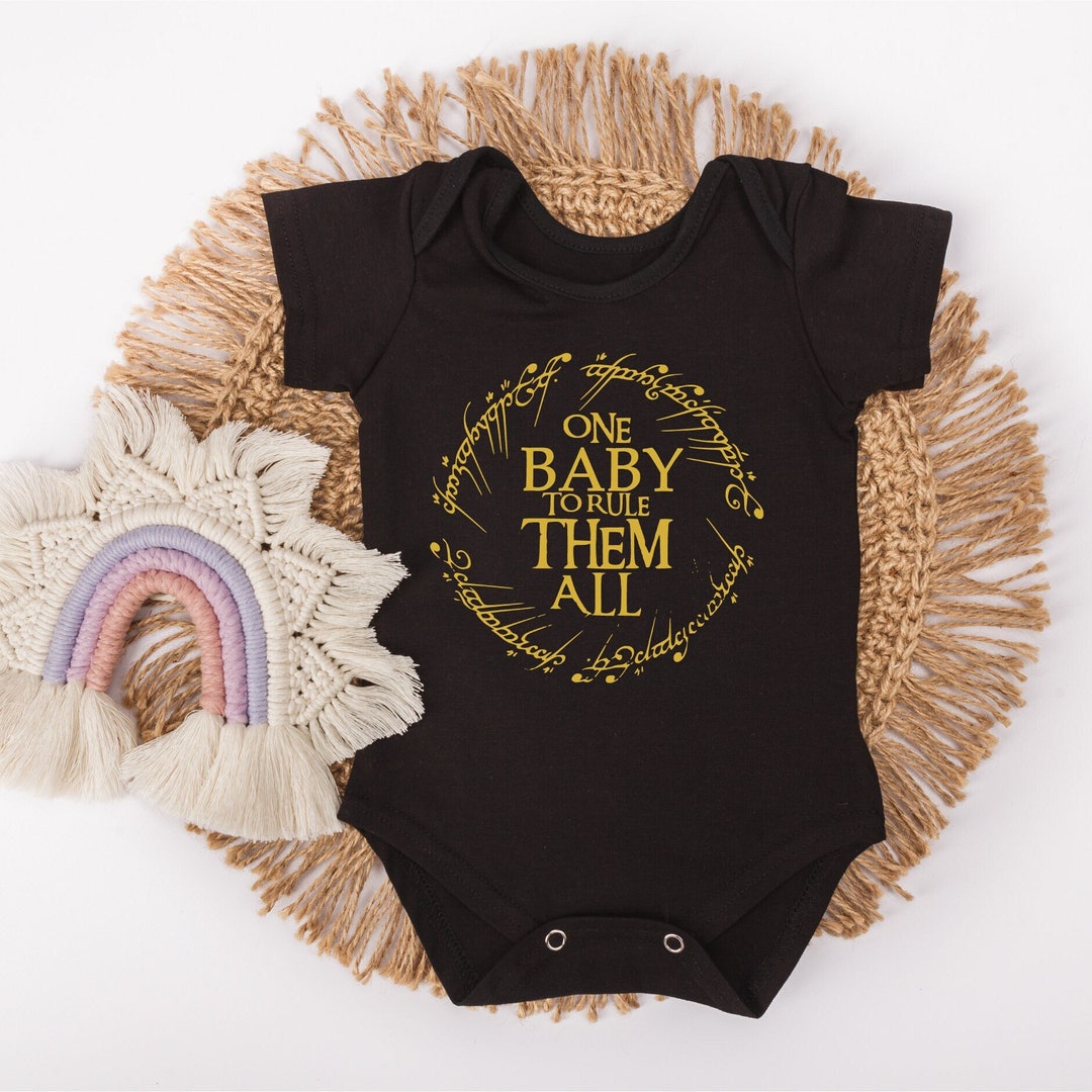One Baby to Rule Them All Onesie, Lotr First Birthday Bodysuit, One ...