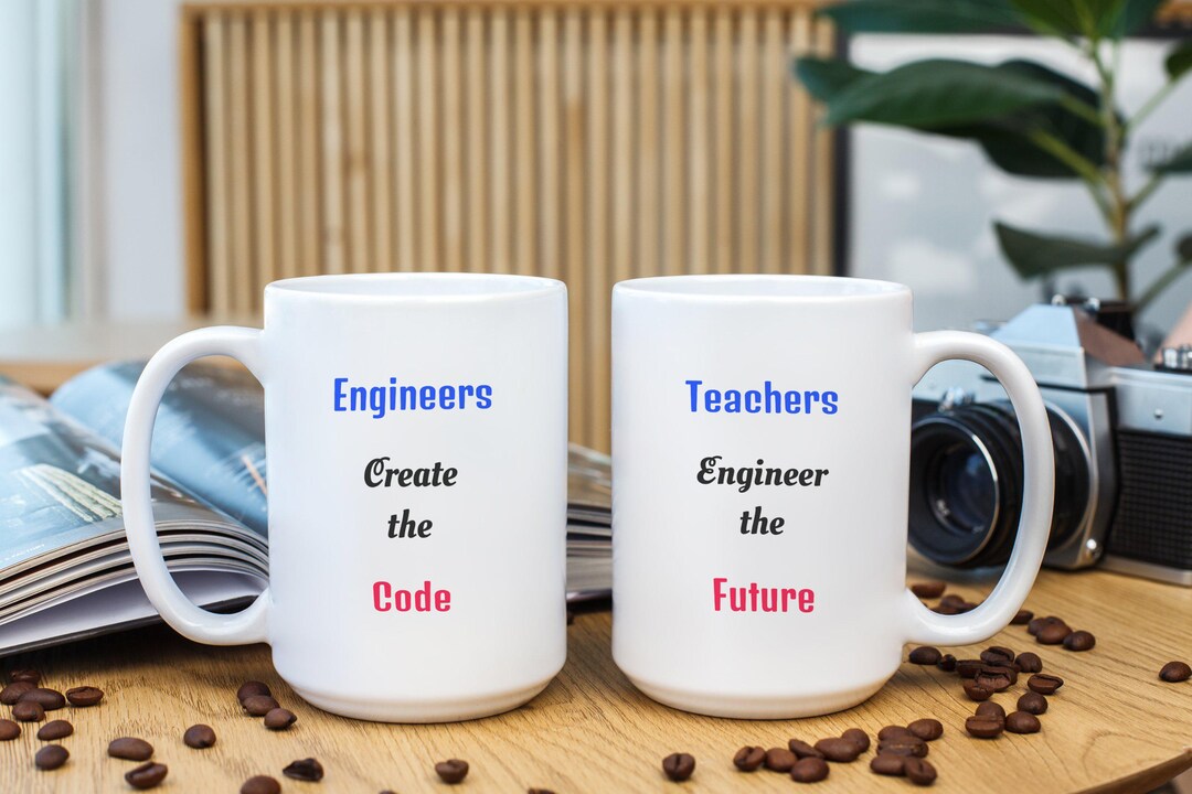 Inspirational Quote Mug for Engineers and Teachers, Create the Code ...