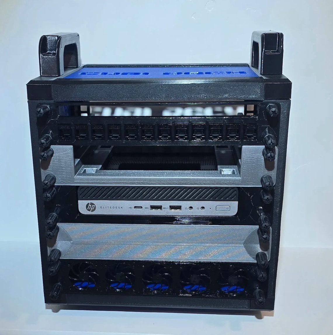 1U Mini PC Shelf for 10" Mini Rack – Fits 1L Dell Optiplex, Lenovo ...