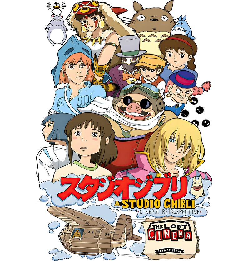 Studio Ghibli PNG, My Neighbor Totoro PNG, Spirited Away PNG, Howl's Moving Castle Png, Mononoke ...