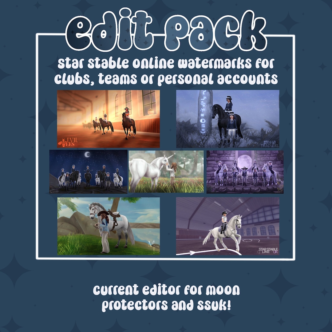 Bulk Order Star Stable Online Photo Edits SSO Club, Team or Personal ...