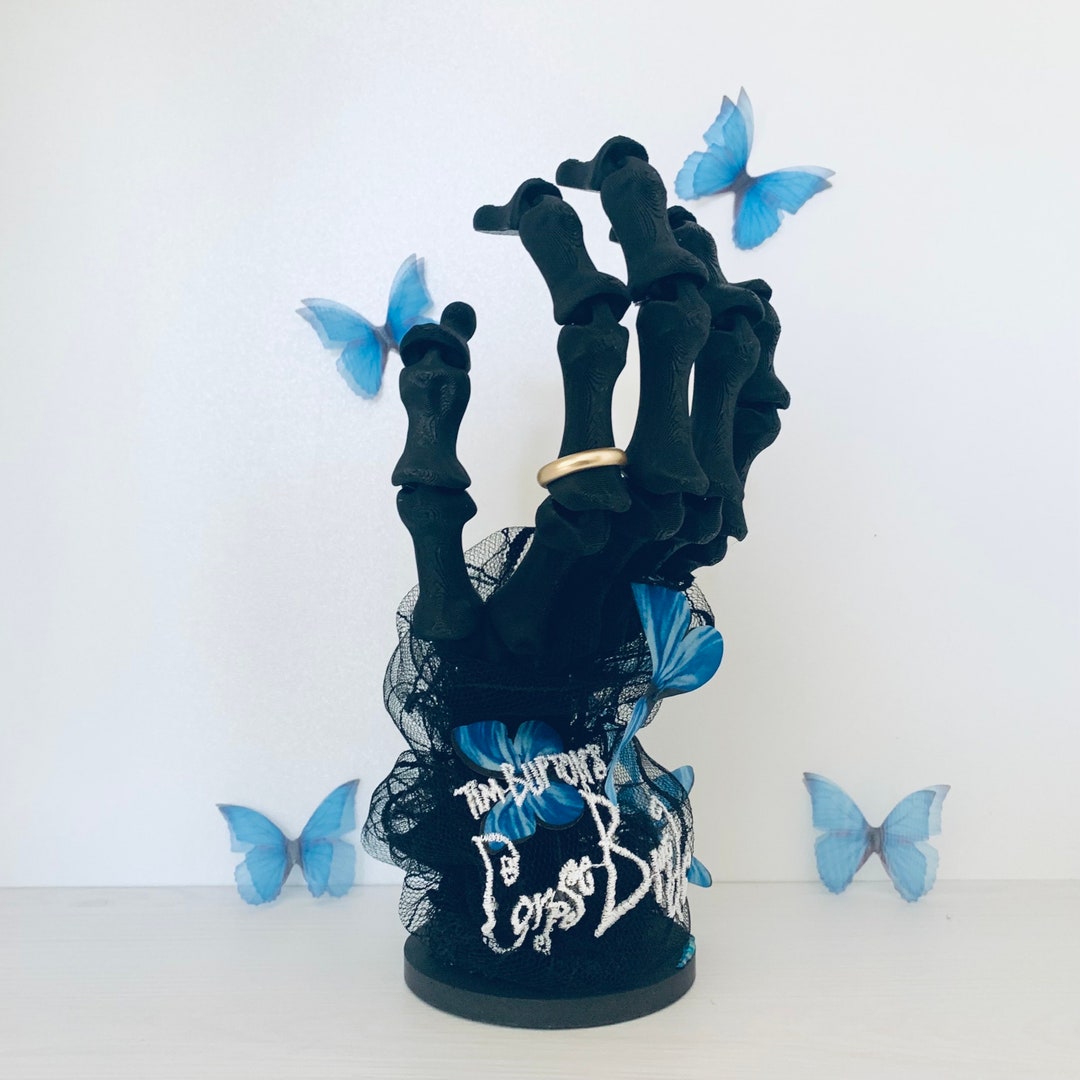 Tim Burton's Corpse Bride Emily's Hand, Corpse Bride With Ring - Etsy