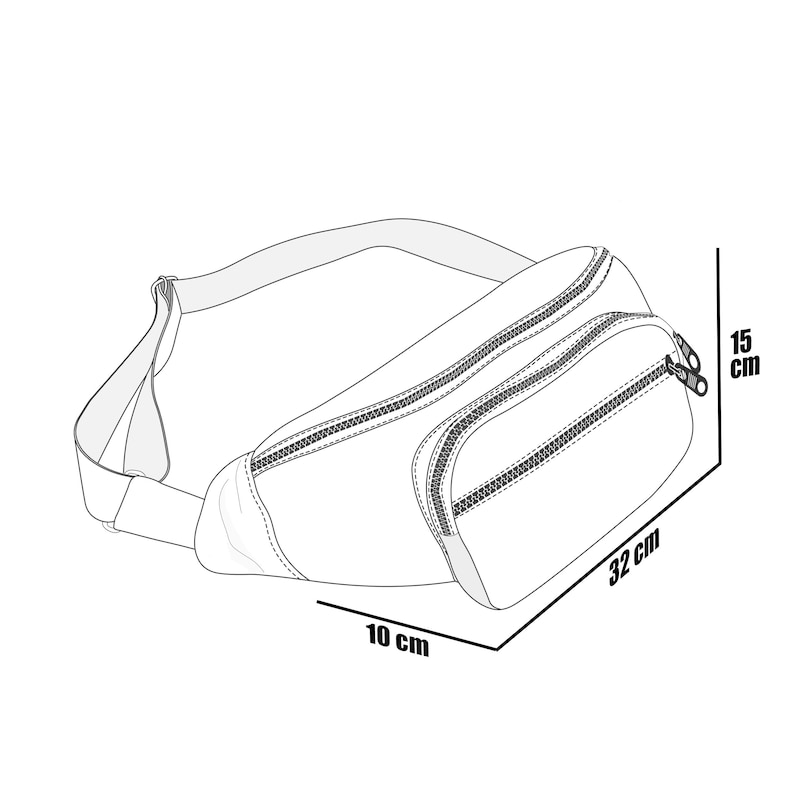 Fanny Pack Pattern, Bag Sewing Pattern, Bum Bag Diy Pattern, Pdf ...