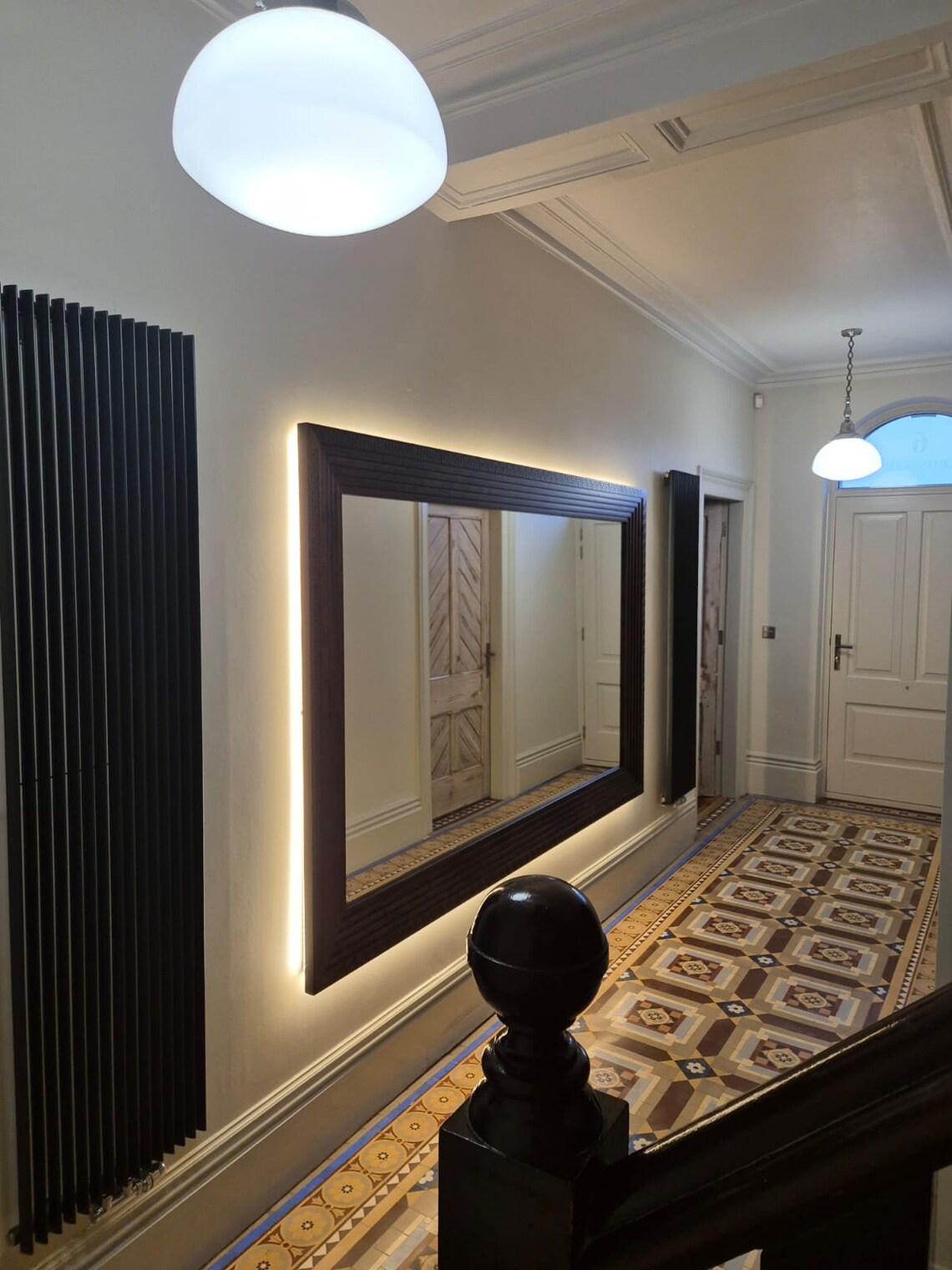 Extra-large Wall Mirror With LED Lights. Made to Order. Custom Designs ...