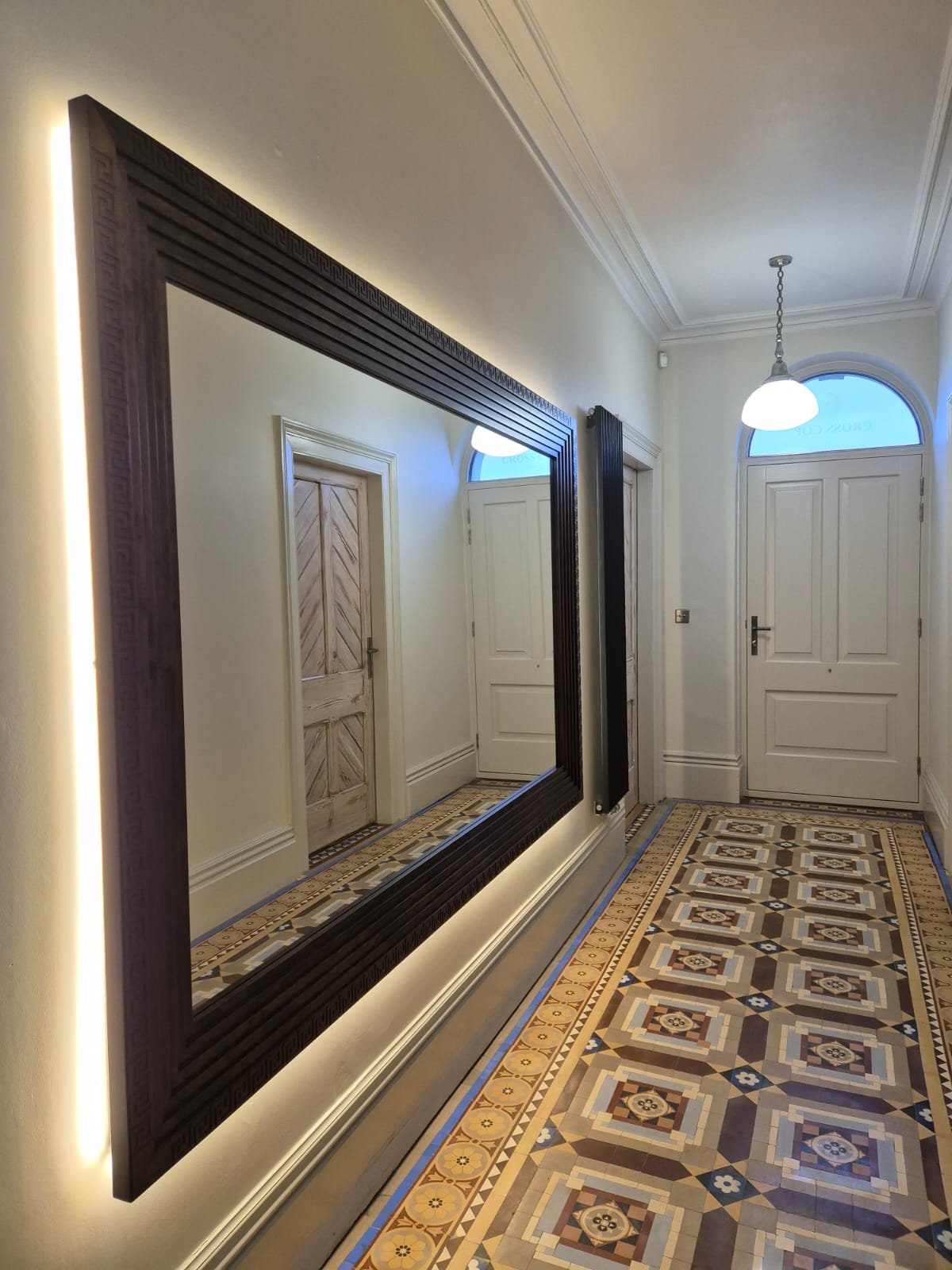 Extra-large Wall Mirror With LED Lights. Made to Order. Custom Designs ...