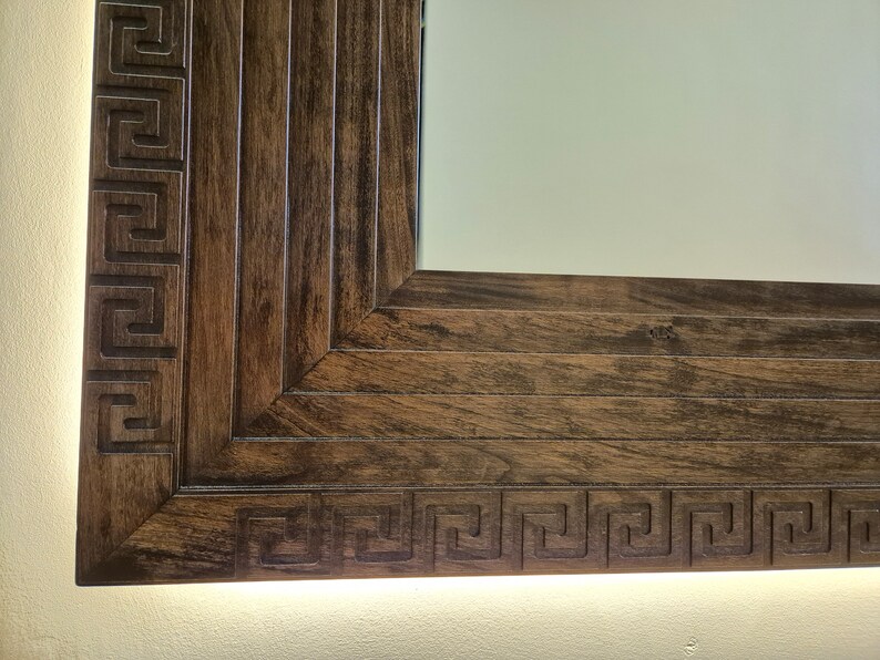 Extra-large Wall Mirror With LED Lights. Made to Order. Custom Designs ...