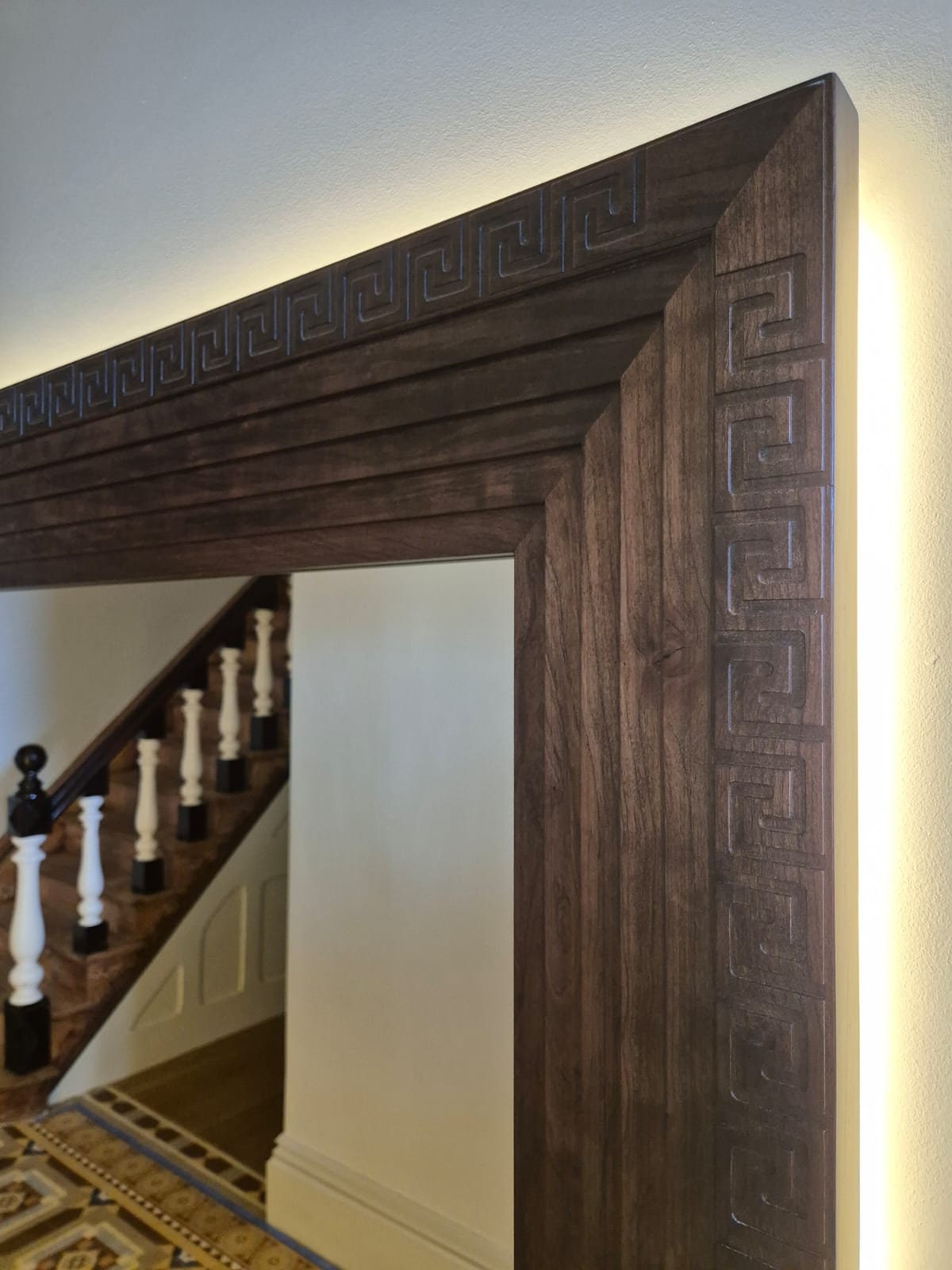 Extra-large Wall Mirror With LED Lights. Made to Order. Custom Designs ...