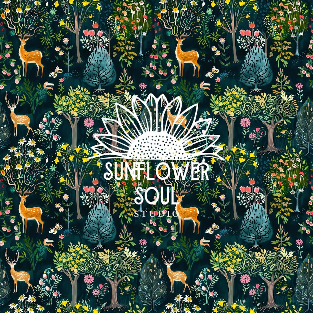 Whimsical Enchanted Forrest Pattern Paper Pack | Magical Forrests ...