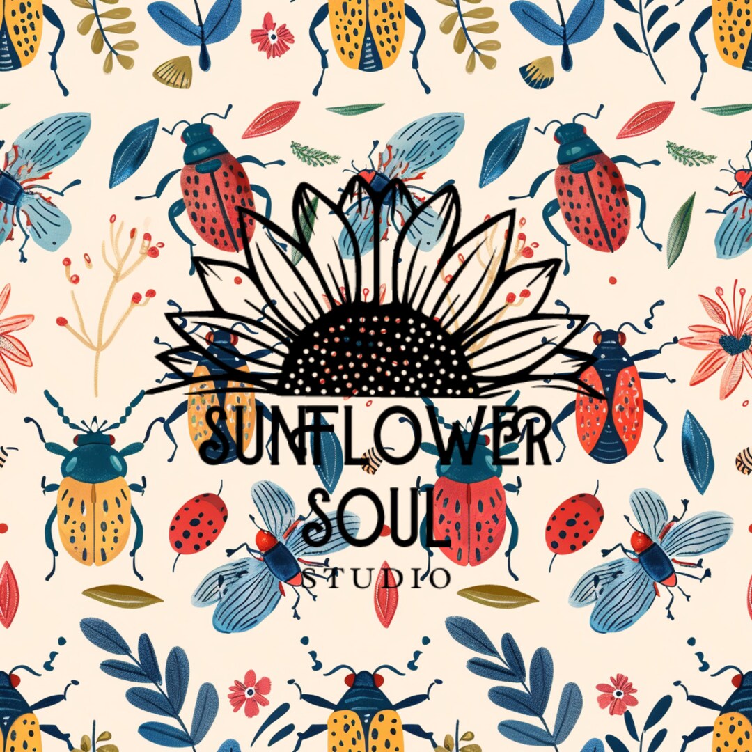 Seamless Pattern Beetles Bugs | Repeat Pattern Repeat File Digital ...