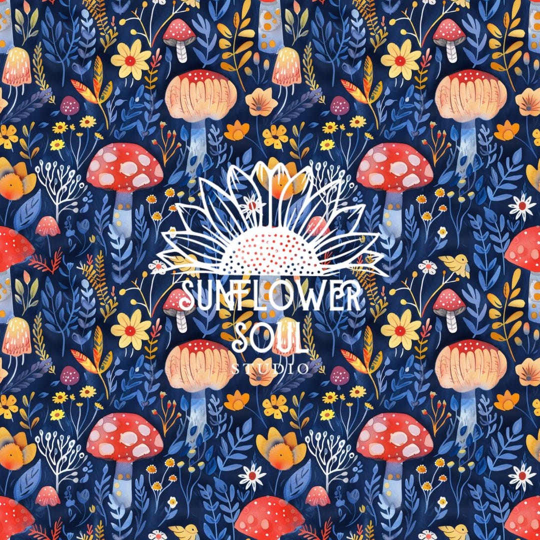 Whimsical Enchanted Forrest Pattern Paper Pack | Deers Trees Magical ...