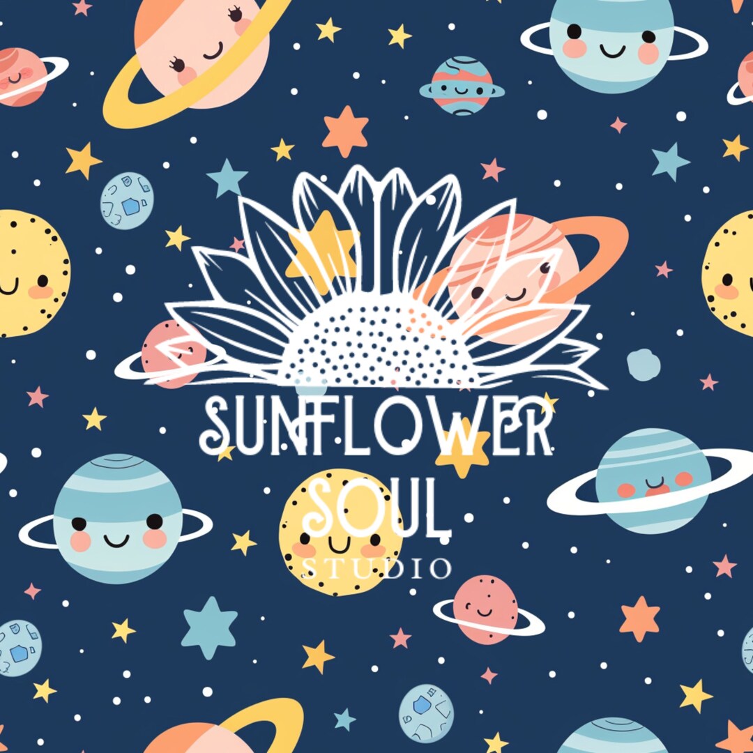Seamless Repeat Pattern Space Children| Digital Paper Scrapbook ...