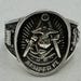 Masonic Marine Past Master Sterling Ring With Tun Tavern and Devil Dog ...