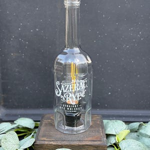 Handmade Bottle Lamps! Jack Daniels, E H Taylor, Blantons, Weller, Four ...