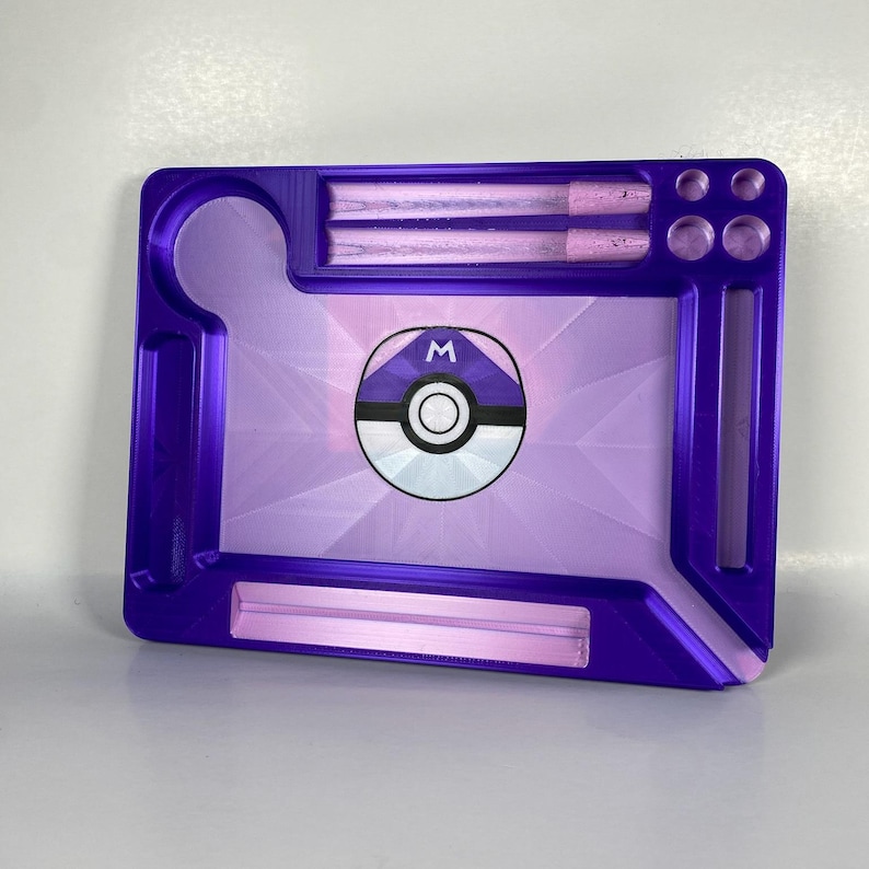 QP3D | Pokeball Grinder & Rolling Tray Bundle | 3D Printed Set - Etsy
