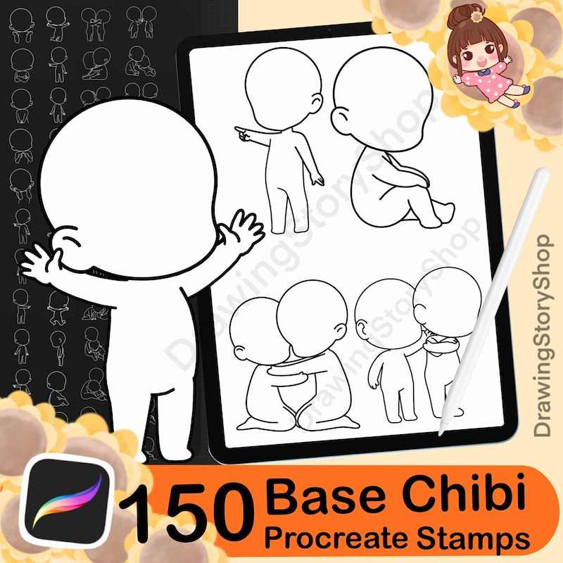 Chibi Couple Base - Etsy