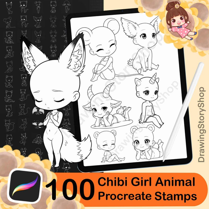 Chibi Animals - Etsy