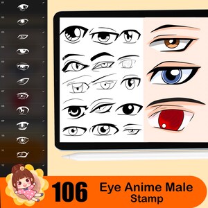 500+ Chibi Stamp Brushes, Chibi Body Guide, Chibi Eye Stamp, Chibi Hair ...