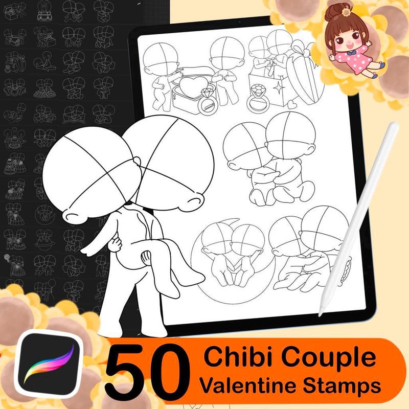Chibi Couple Base - Etsy