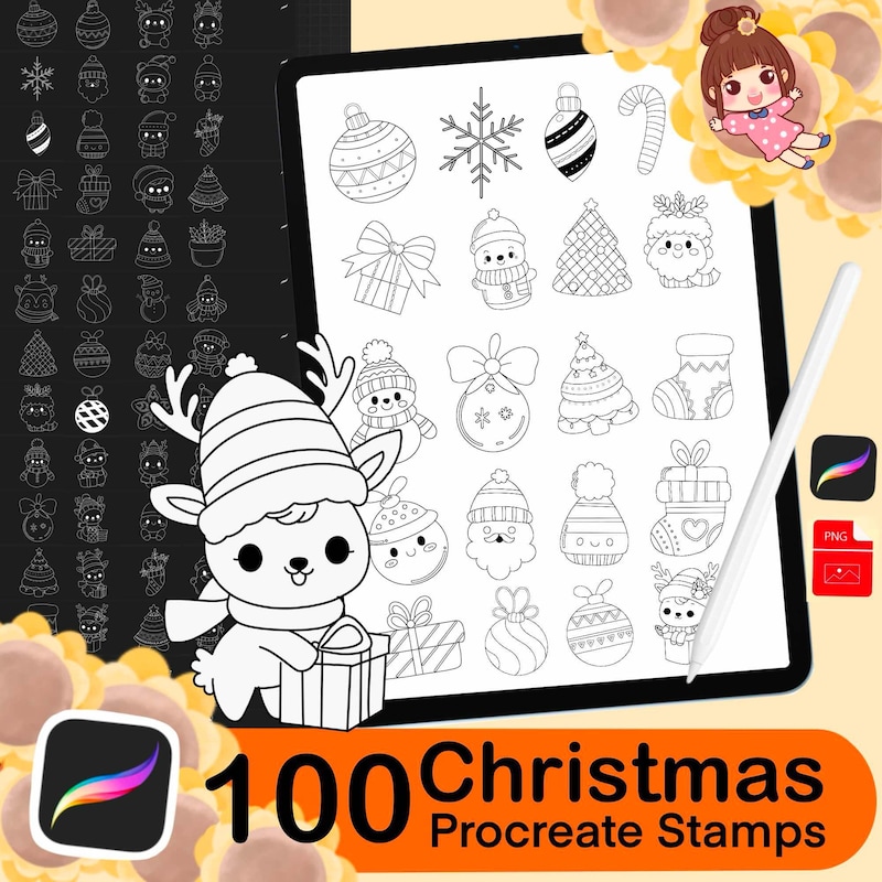 Christmas Stamps - Etsy