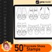 50 Procreate Shoes Stamps Brushes, Chibi Shoes Clothes, Sport Shoes ...