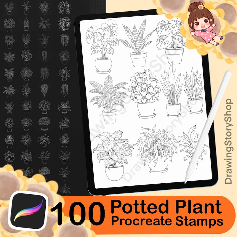 Plant Stamp - Etsy