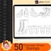 50 Procreate Shoes Stamps Brushes, Chibi Shoes Clothes, Sport Shoes ...