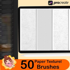 150 Procreate Paper Texture Brushes,chalk Crayons, Watercolor Paper Texture Procreate, Procreate ...