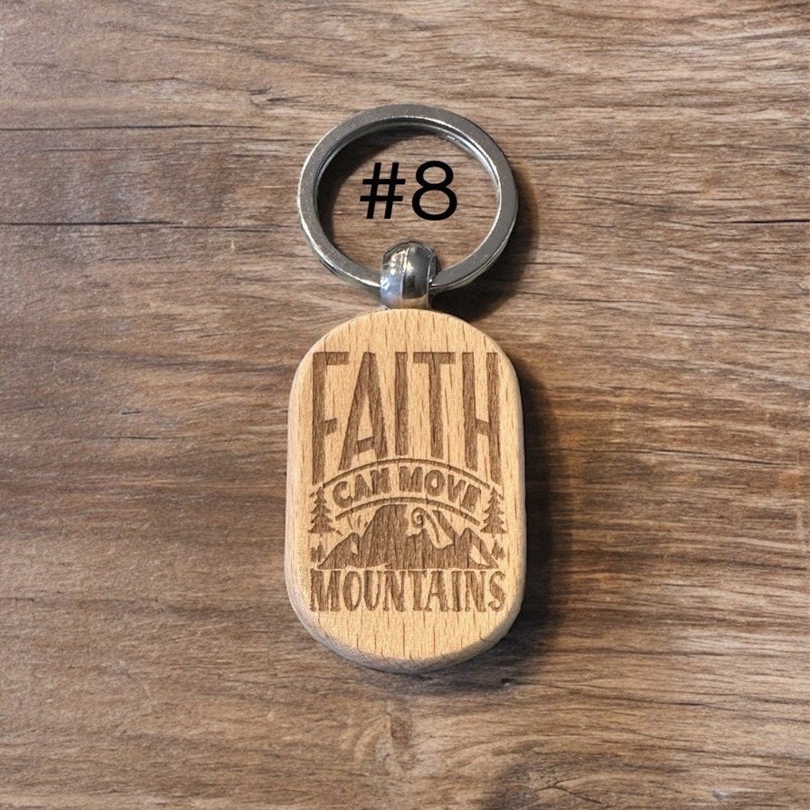 Faith Keychains, Bible Verse Gift, Inspirational Quote Gifts, Custom ...