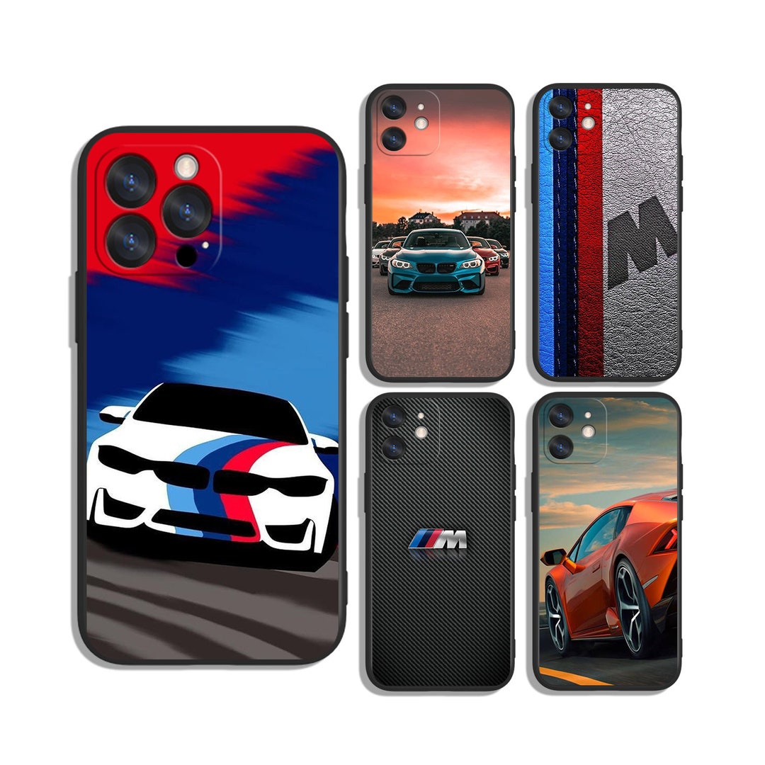 Red Blue ///M Sport Car Cases for Samsung S24 S23 S22 S21 A55 A35 A25 ...