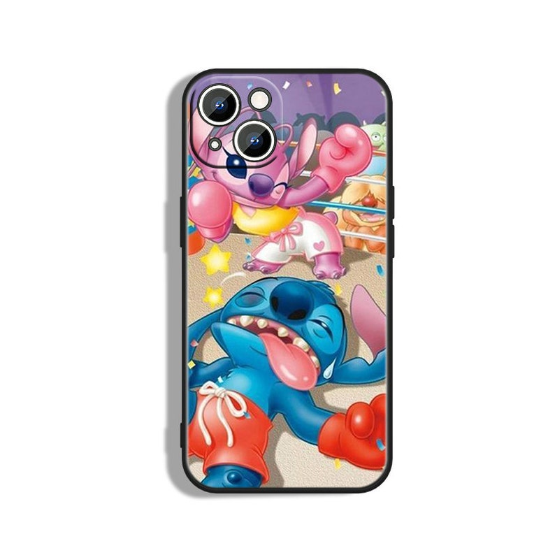 Cute Stitch Ohana Protective Cases for Samsung S25 S24 S23 S22 S21 A55 ...