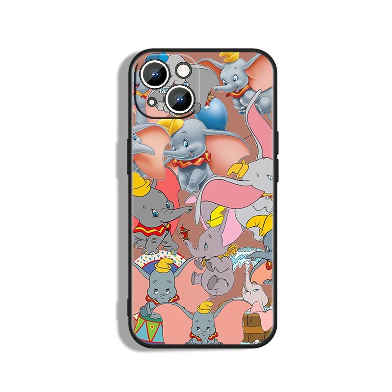 Dumbo Elephant Protective Cases for Samsung S24 S23 S22 S21 A55 A35 A25 A15 A54 A53 A34 A14 4G ...
