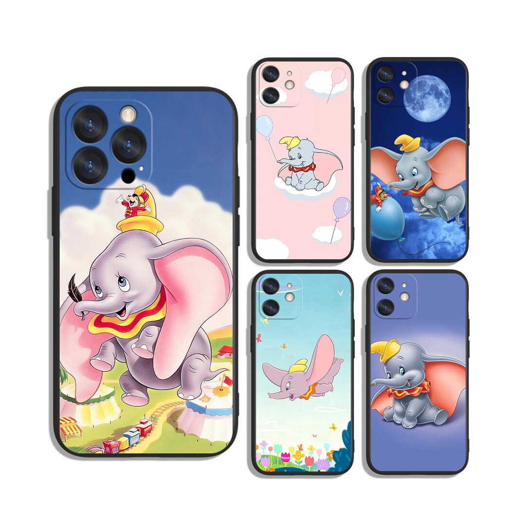 Dumbo Elephant Protective Cases for Samsung S25 S24 S23 S22 S21 A55 A35 A25 A15 A54 A53 A14 4G ...