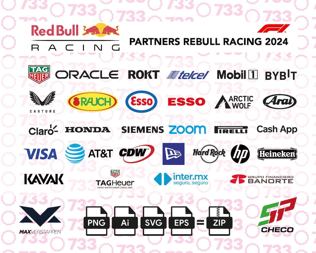 Sponsors Redbull Racing F1 - Etsy