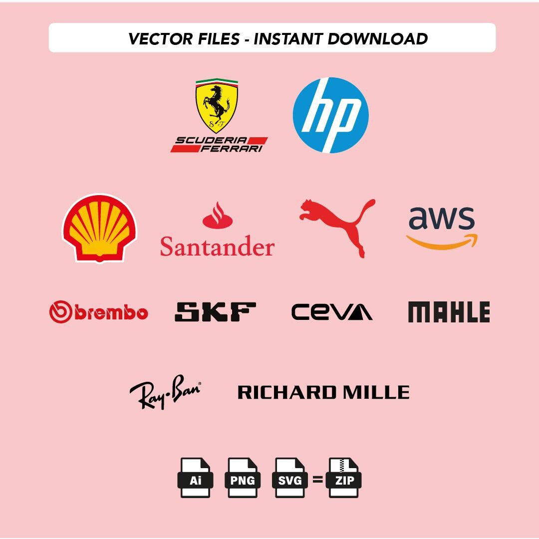 2024 Ferrari F1 Svg Files for Cricut Vector File F1 Download Instant Ai ...