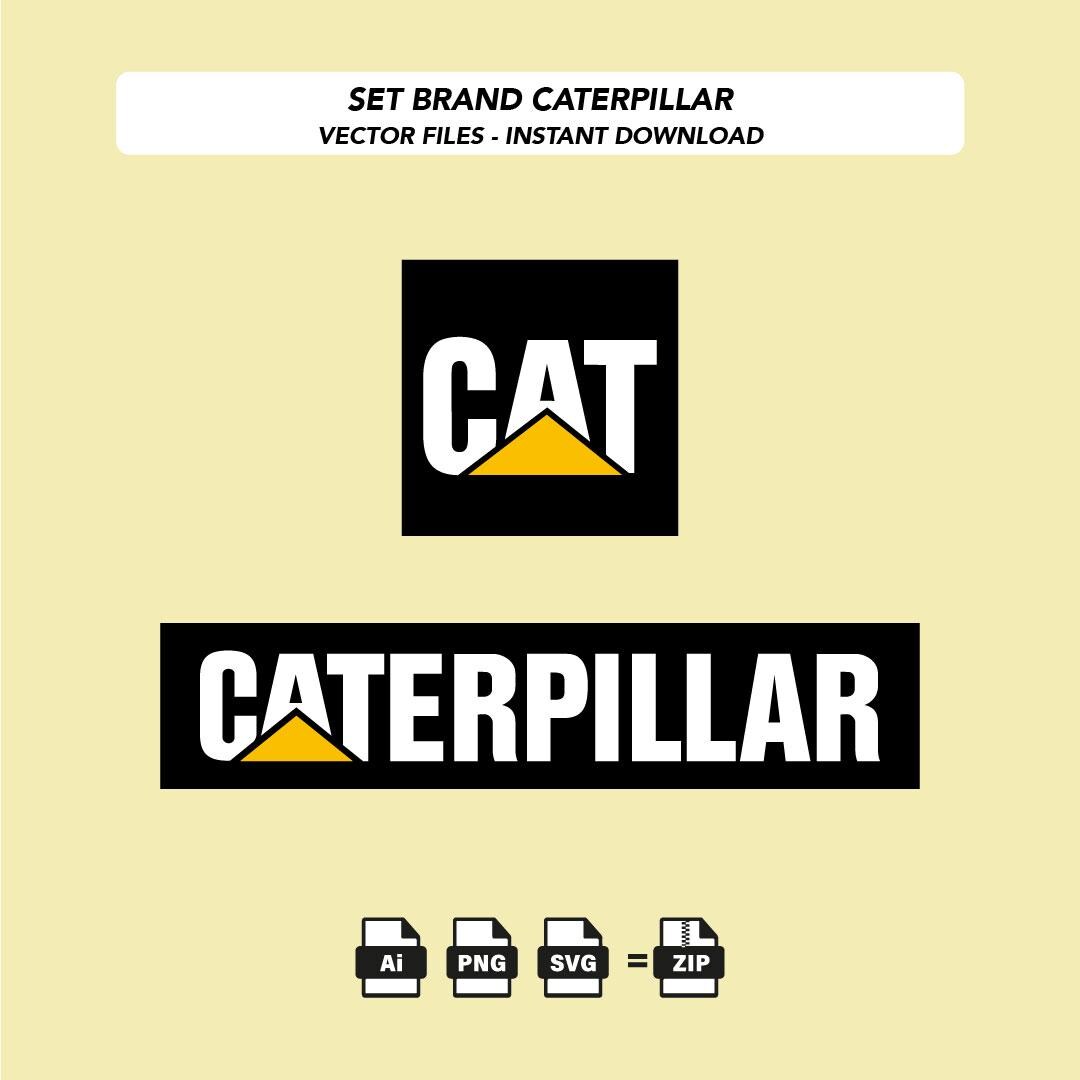 Caterpillar Brand Set, Cc Files, Png, Svg, Instant Download - Etsy