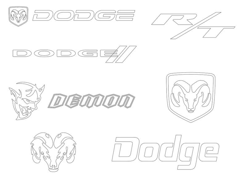 Dodge SVG Files for Cricut Vector File Brand Download Instant Png, Svg ...