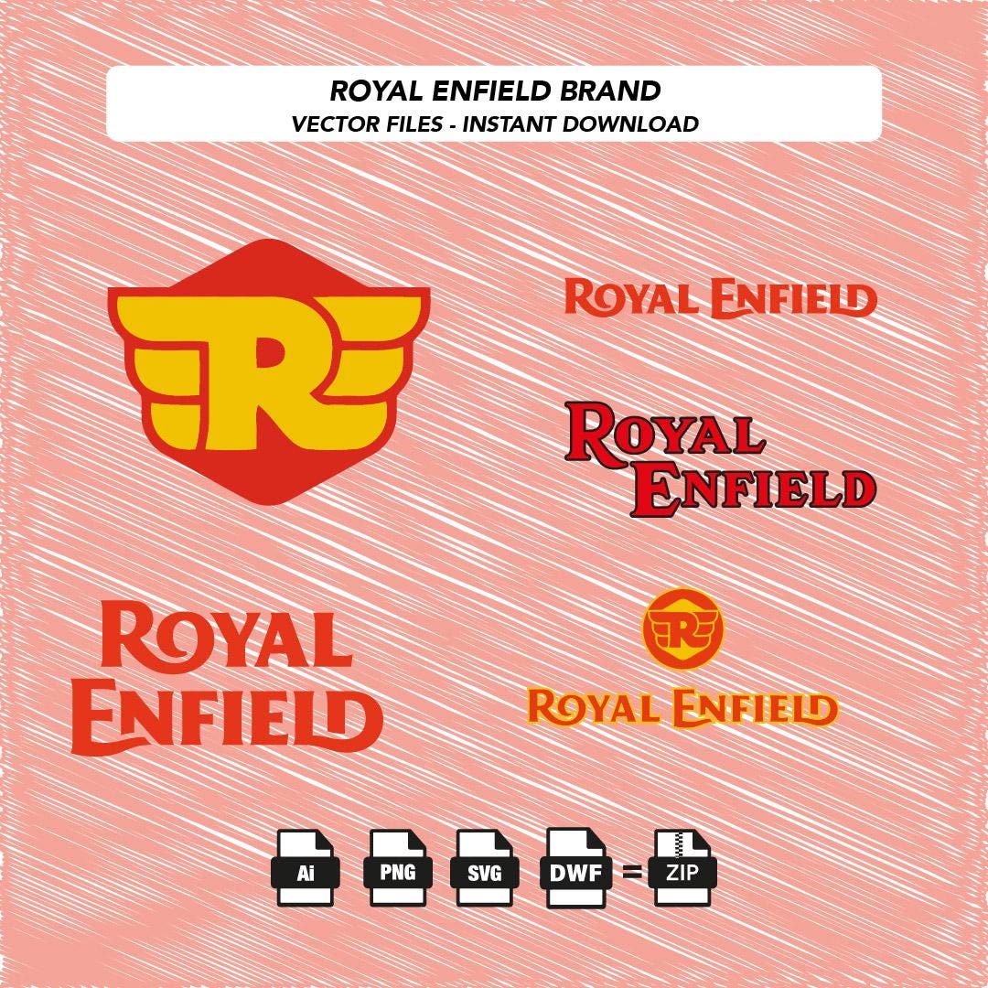 Royal Enfield Brand Files for Cricut Vector Files Download Instant Ai ...