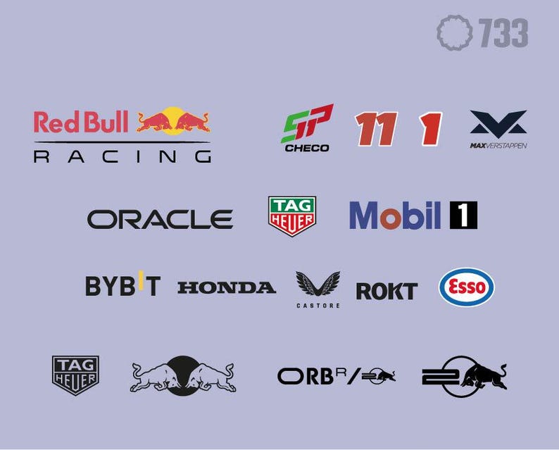 Sponsors Redbull Racing F1, Cc Files, Png, Eps, Svg, Pdf Instant ...