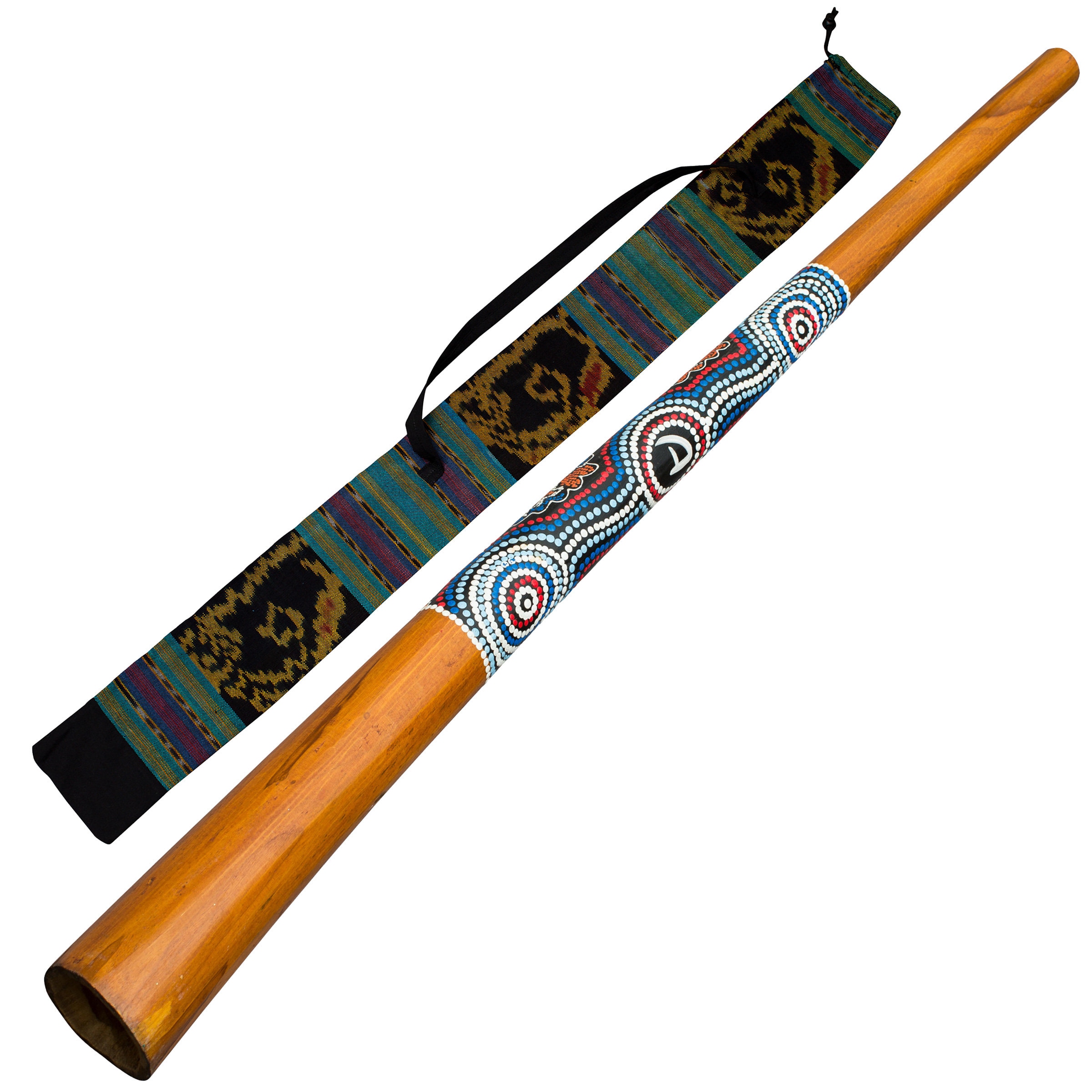 Australian Treasures Didgeridoo 130cm Including Didgeridoo Bag Wooden Didgeridoo for Beginners ...